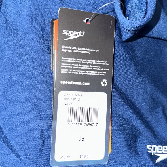 Speedo | Swim | Speedo Mens Swimsuit Square Leg Endurance Solid In Navy ...